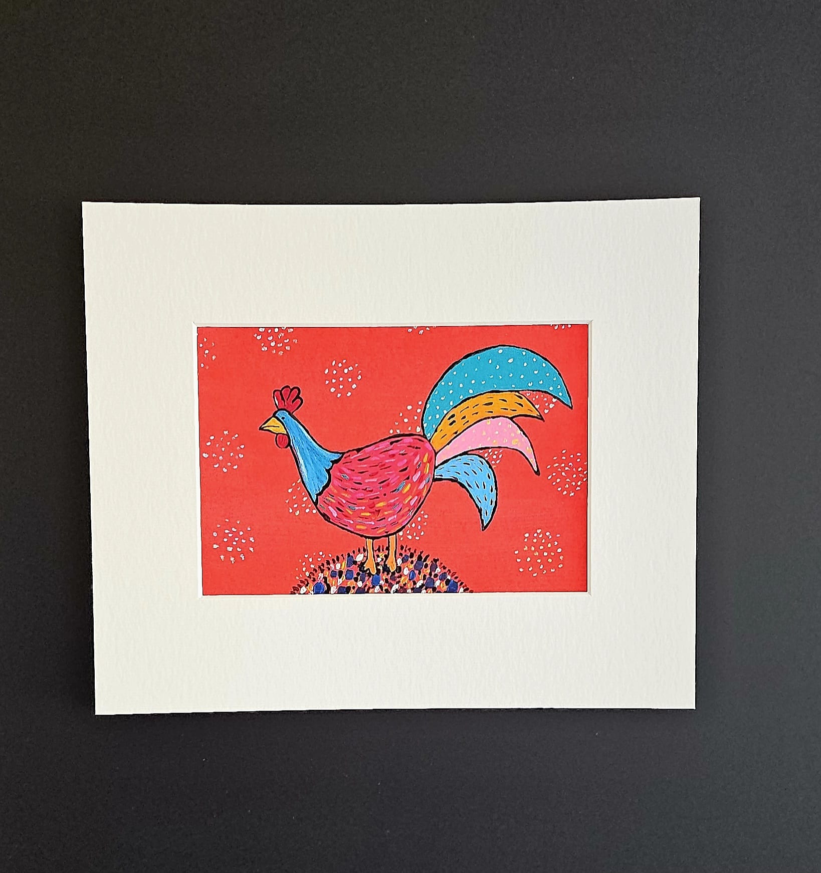 Red Chicken – Tilly Fox Art Studio